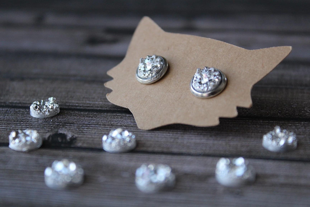 8mm Chunky Silver – Fiddle & Fox Co