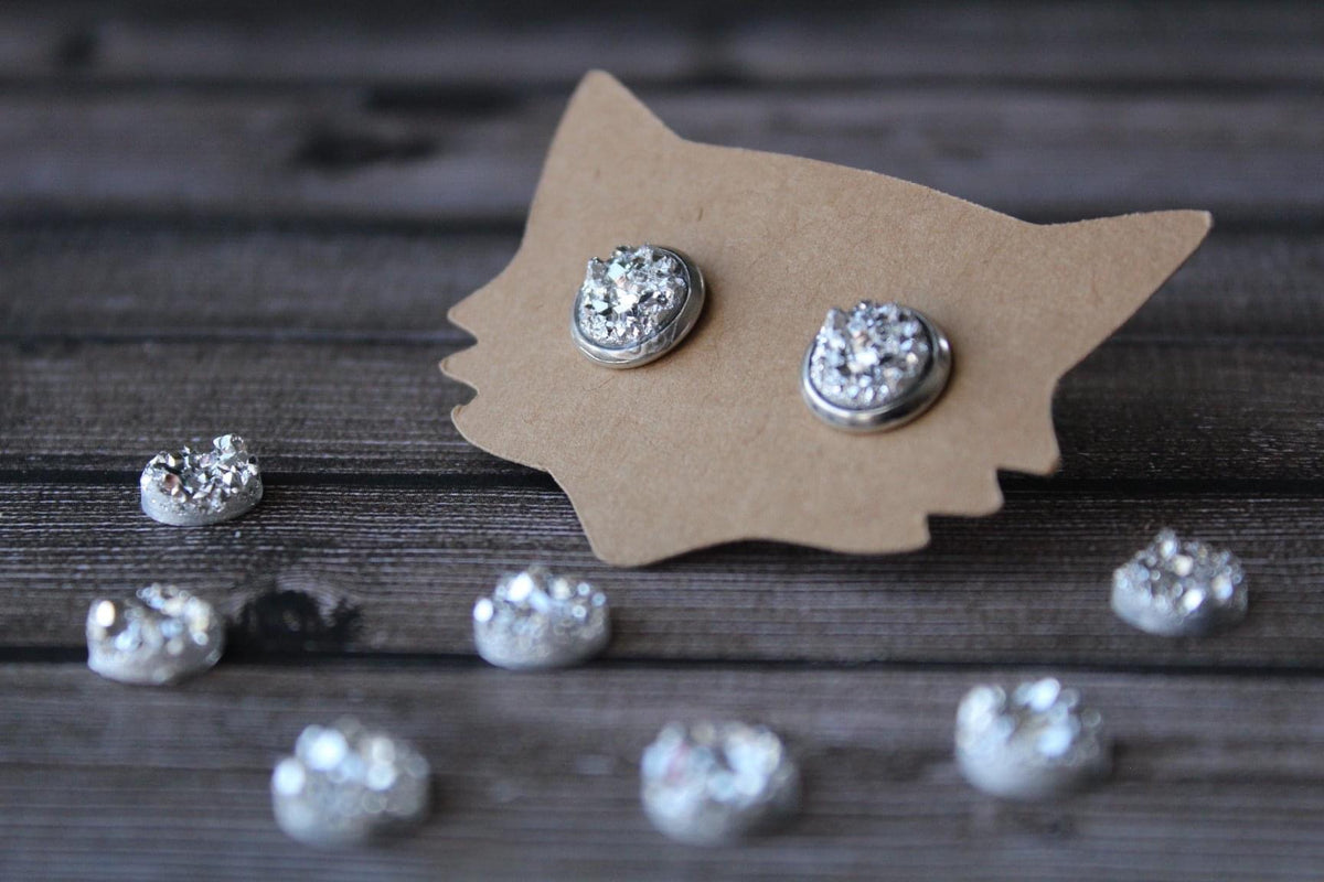 8mm Chunky Silver – Fiddle & Fox Co