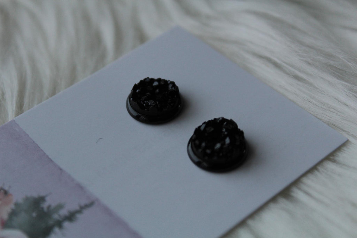 10mm Chunky Black On Black – Fiddle & Fox Co