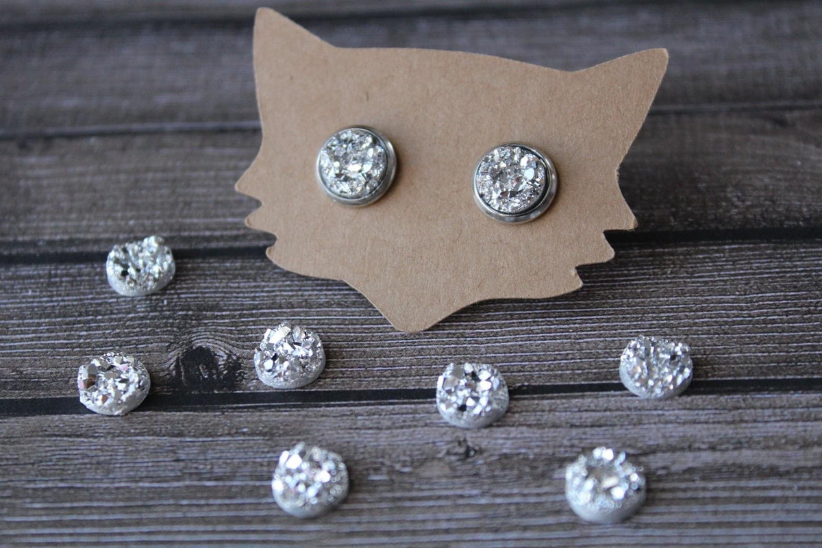 8mm Chunky Silver – Fiddle & Fox Co